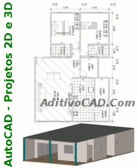Projetos 2D e 3D no AutoCAD PDF | AditivoCAD.Com